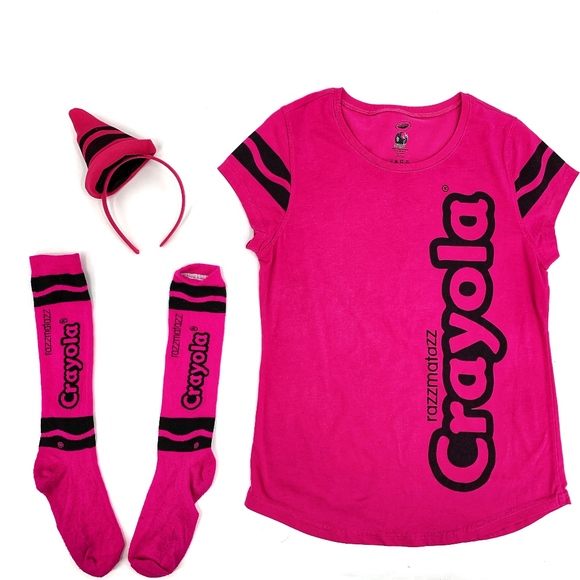 Accessories | Pink Crayola Crayon Costume Bundle Set | Poshmark